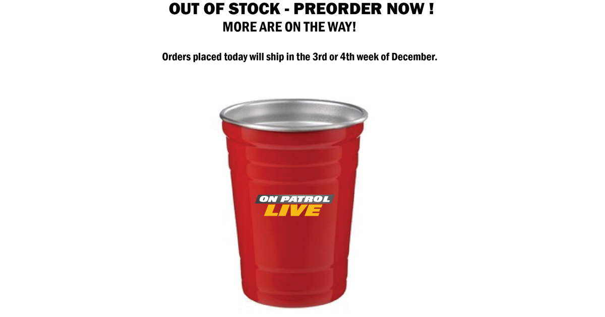 Steel Red "Solo" Style Cups Pre-Order